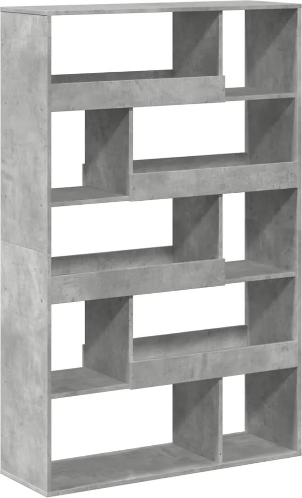 Knihovna betonově šedá 100 x 33 x 156,5 cm kompozitní dřevo 3309342