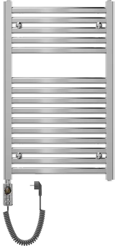 Mexen Helios, elektrické topné těleso 800x500 mm + topná tyč 300 W, chromová, W103-0800-500-2300-01
