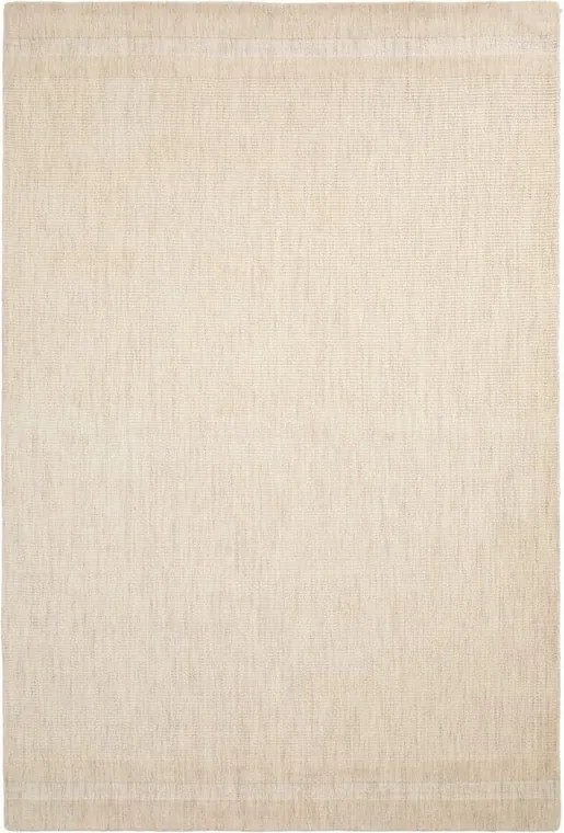 Krémový ručně tkaný vlněný koberec 160x230 cm Dalena – Kave Home