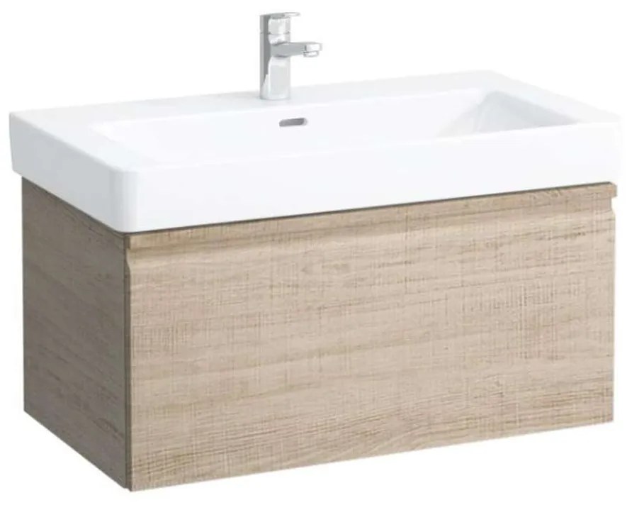 Laufen Pro S - Umyvadlová skříňka, 81x45x39 cm, 1 zásuvka, světlý dub H4835020964791