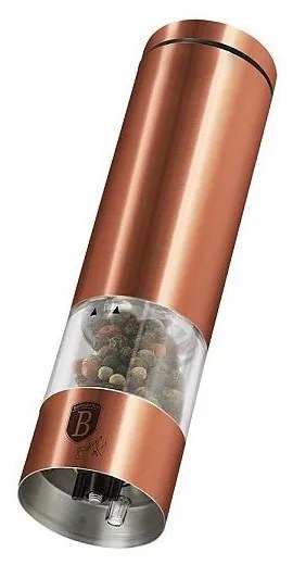 BERLINGERHAUS Mlýnek na pepř a sůl elektrický Rosegold Metallic Line