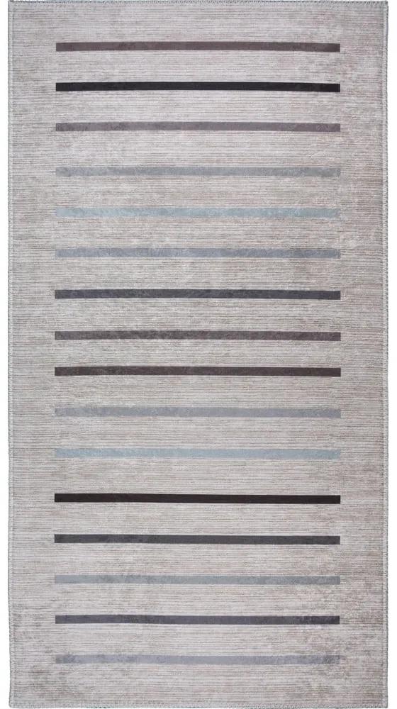 Světle šedý pratelný koberec 50x80 cm – Vitaus