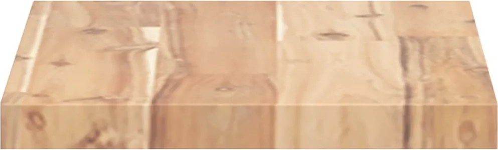 Plovoucí police 2 ks 60 x 20 x 2 cm neošetřené akáciové dřevo 3279340