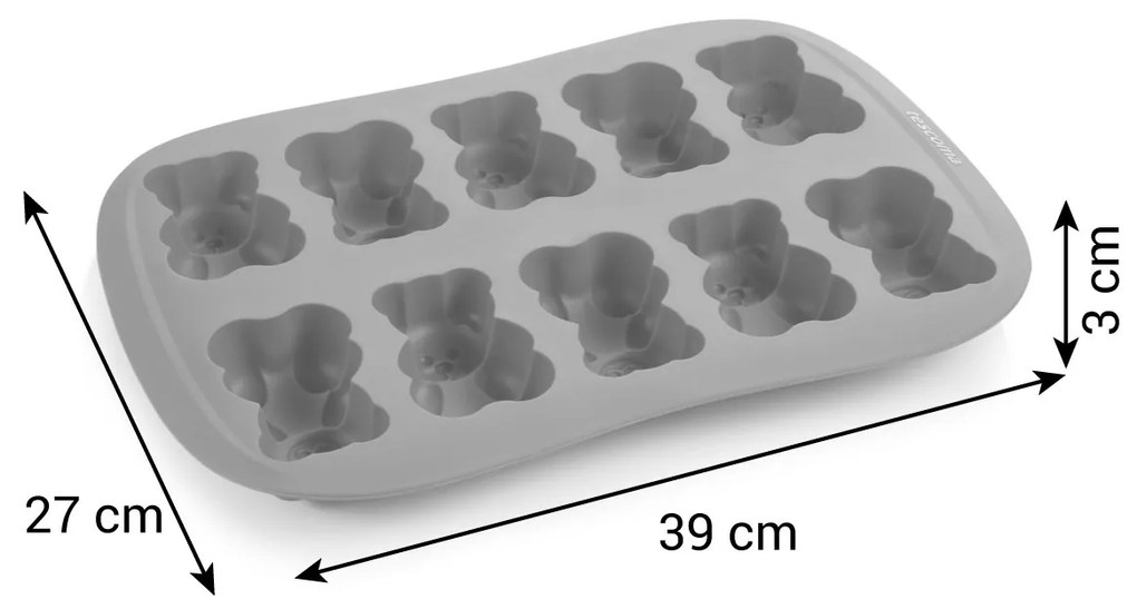 TESCOMA Forma 10 medvídků DELÍCIA SiliconPRIME