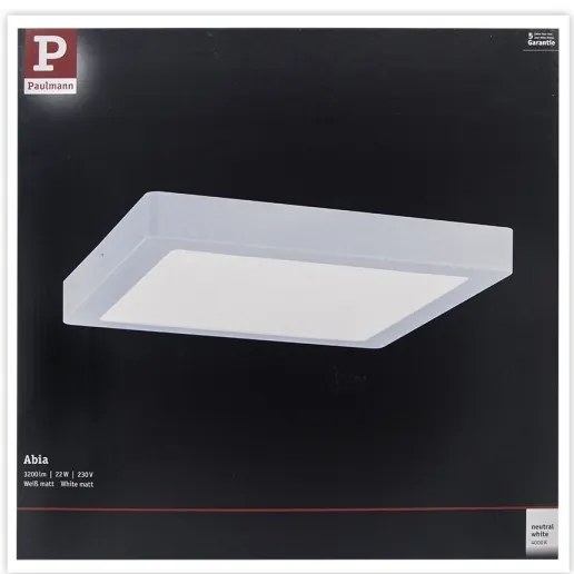 Paulmann 71022 - LED/22W Stropní svítidlo ABIA 230V bílá