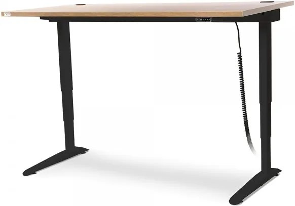 Výškově stavitelný stůl Professional 180 cm, černá javor