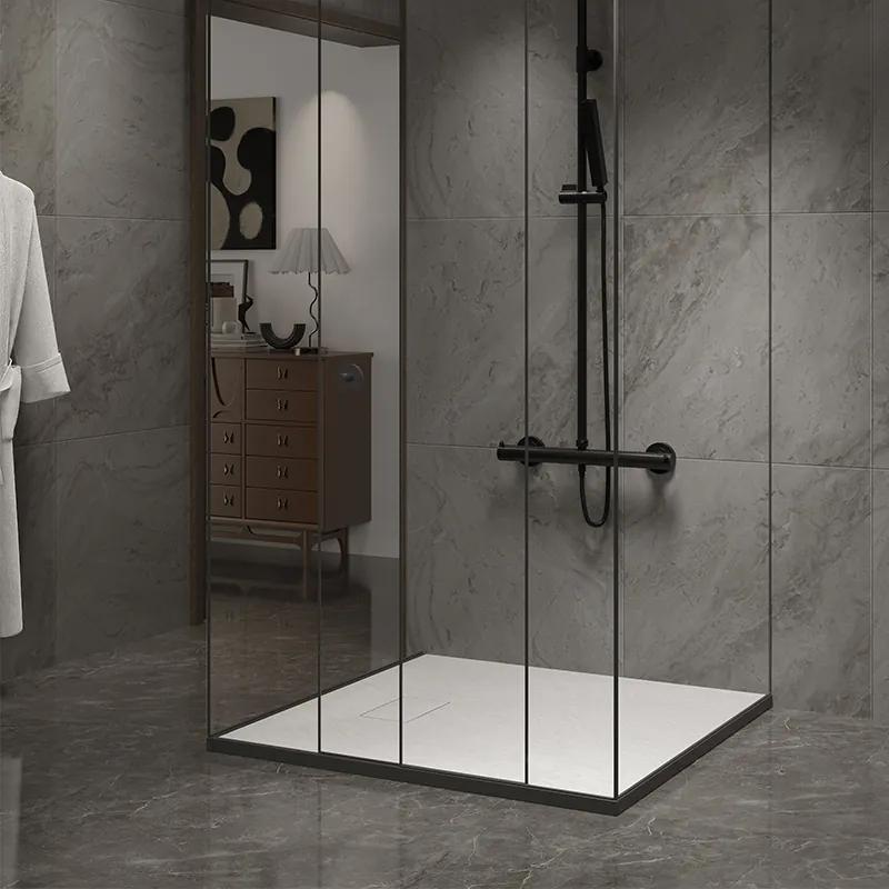 BPS-koupelny Čtvercová akrylátová sprchová vanička HYD-SSV-JUKO 80x80 bílá