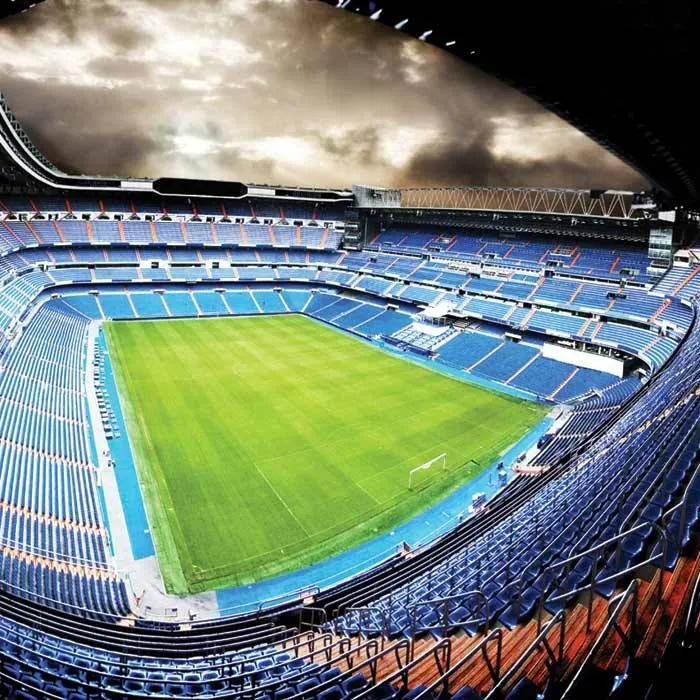 Třídílná vliesová fototapeta Fotbalový stadion, rozměr 225x250cm, MS-3-0307