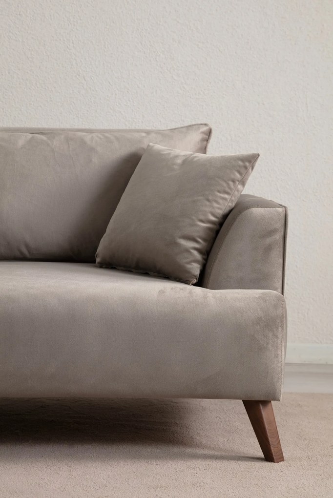 Hanah Home Třímístná pohovka BUHARA světle šedá