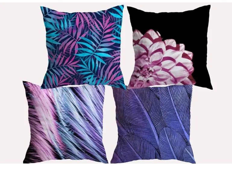 Povlaky na polštáře 40x40 cm Yasmin set 4 ks EMI