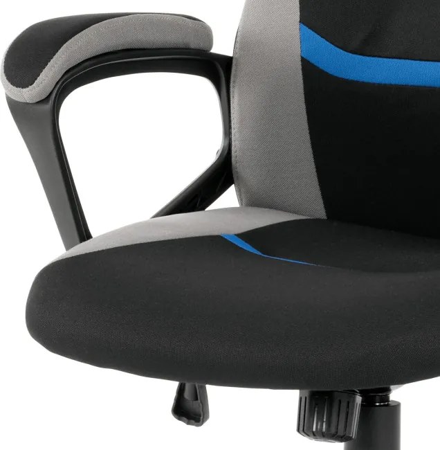 Dětská otočná židle černá KA-L611 BLUE