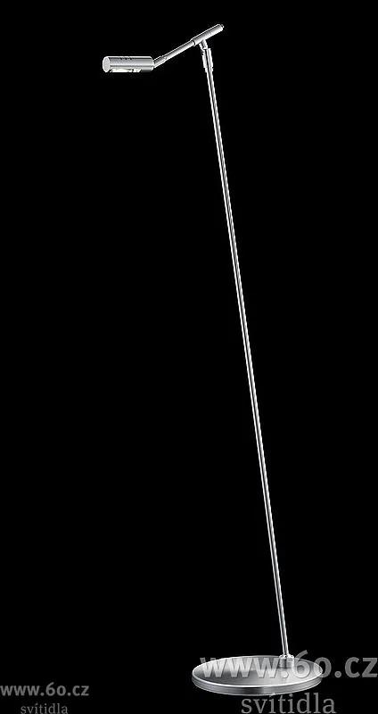 Knapstein 41.916.05, stojací lampa v matném niklu, 1x5W LED, výška: 110cm