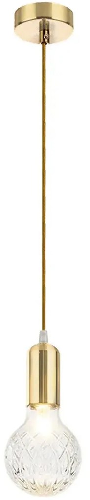 Toolight - závěsná lampa Retro Gold G9 APP649-1CP, zlatá, OSW-08160