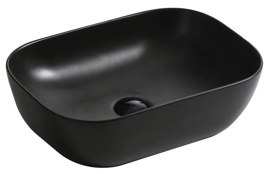 BPS-koupelny Deskové keramické umyvadlo Vino 45 (45x32 cm)
