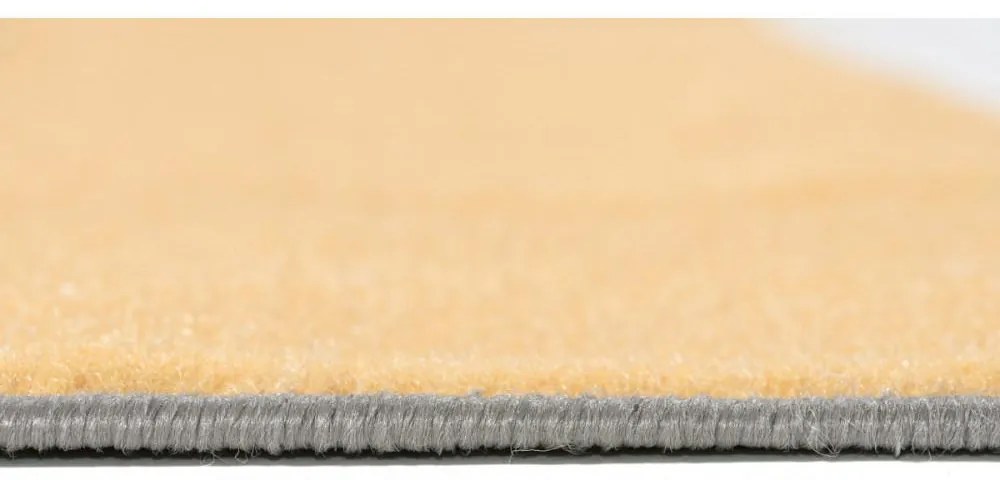 Kusový koberec PP Levis žlutý 120x170cm