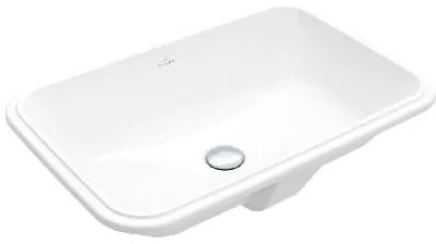 Villeroy & Boch Architectura - Vestavné umyvadlo, 560x360 mm, bez přepadu, alpská bílá 5A776101