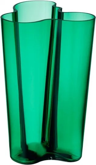 Váza Alvar Aalto 251mm, smaragdová Iittala