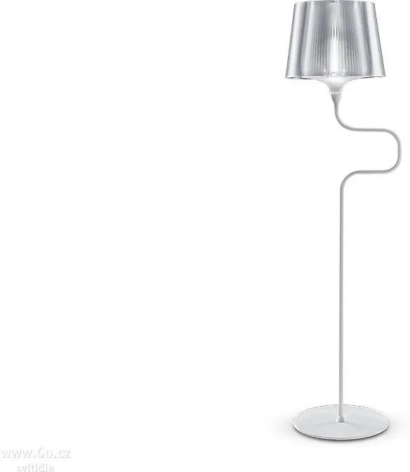Slamp Liza, designová stojací lampa, 1x70W, prizma, výška 170cm