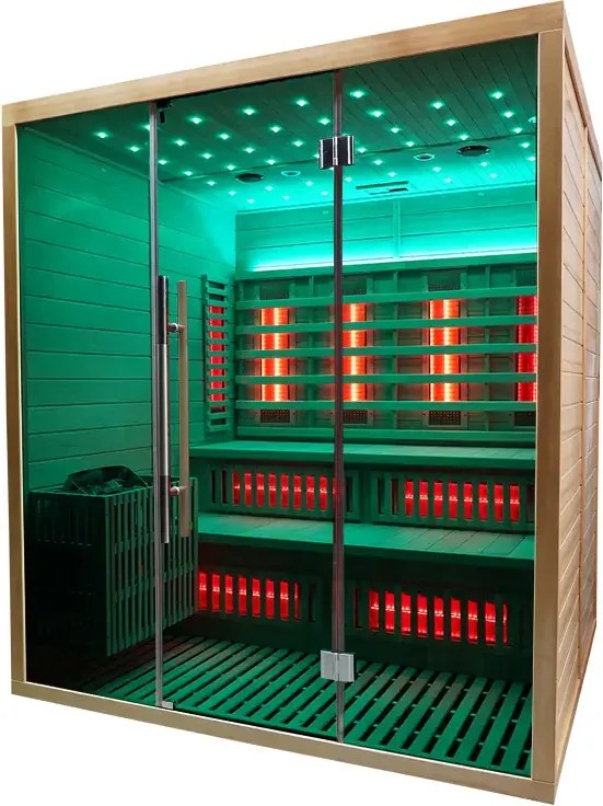 Marimex | Kombinovaná sauna Marimex UNITE XXL s Wi-Fi (FSC) + saunová kamna | 11100117