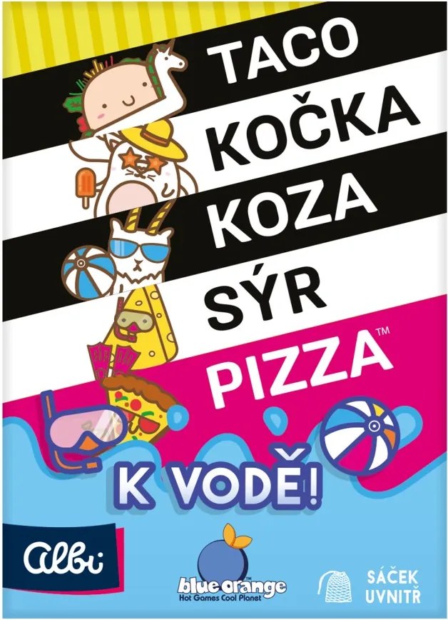 ALBI Taco, kočka, koza, sýr, pizza - K vodě