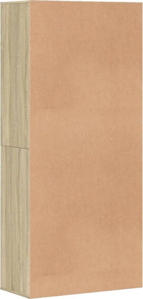Botník dub sonoma 80 x 39 x 178 cm kompozitní dřevo 3276674