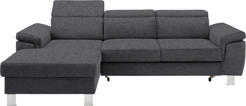 XXXLutz ROHOVÁ SEDAČKA, textil, šedá Xora - Sedací soupravy - 00299100231Q