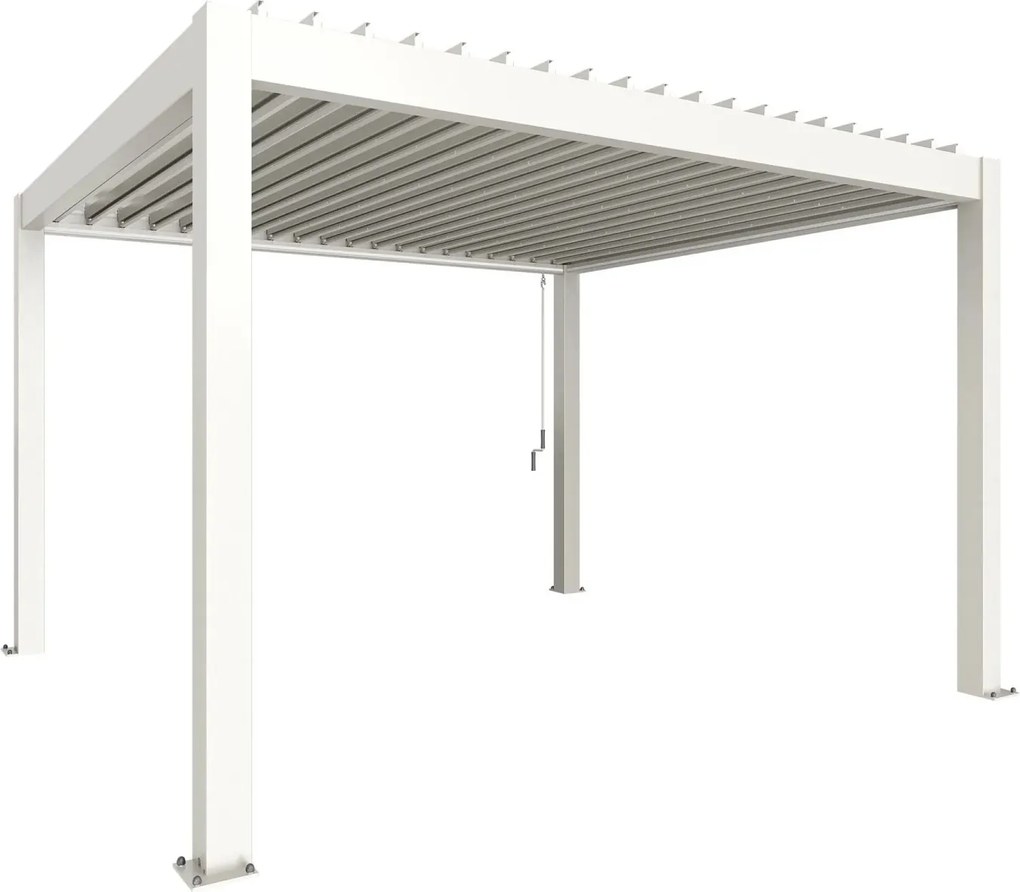 Biohort Pergola 4 x 3,5 bílá 404,5 x 367,5 cm