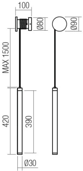 Redo 01-3301 - LED Stm nástěnná lampa SWING LED/9W/230V 3000/4000K CRI 90 bílá