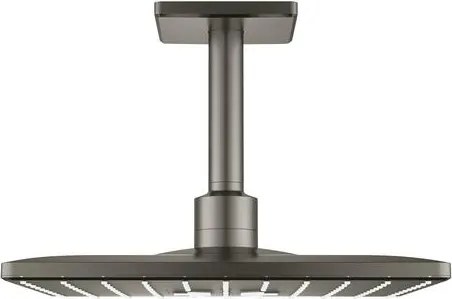 Grohe Rainshower SmartActive Cube hlavová sprcha strop včetně sprchového ramena kartáčovaný hard graphite 26481al0 G26481AL0