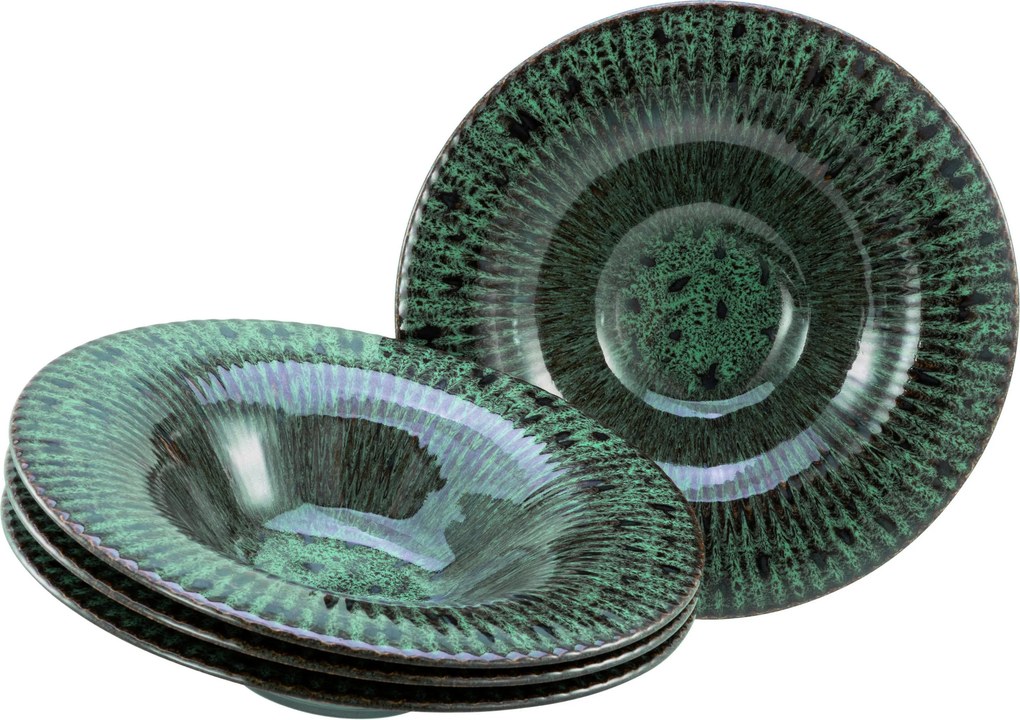 XXXLutz SADA GURMÁNSKÝCH TALÍŘŮ 4 ks kamenina keramika 4dílné 30,5 cm Creatable - Kolekce nádobí - 007768071802