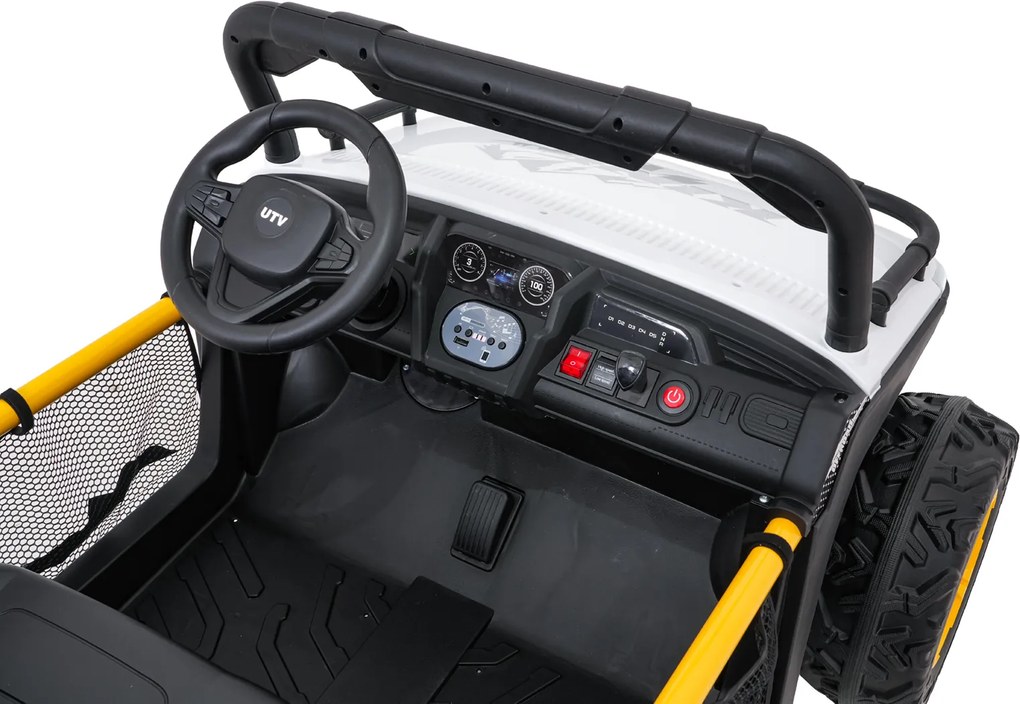 Ramiz Elektrická bugina UTV SPEED pro děti bílá