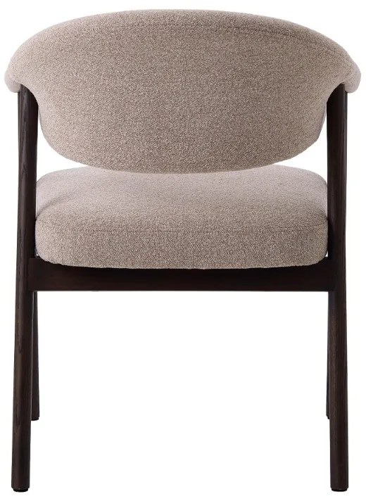 Designová jídelní židle Jacqueline tmavě hnědý dub