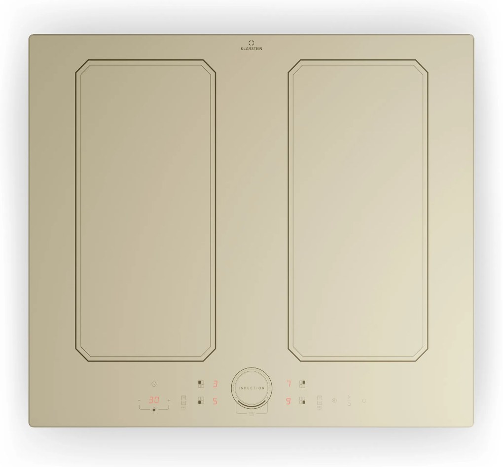 Klarstein Victoria 4 Flex, indukční varná deska, vestavná, 7400W, 2 Flex zóny, časovač