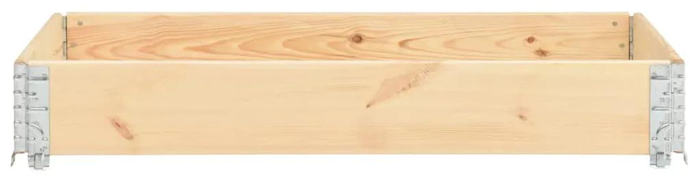 Vyvýšený záhon 50 x 150 cm masivní borové dřevo - Default Title