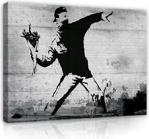 Obraz na plátně stěna obývací pokoj Banksy Velký 120x80