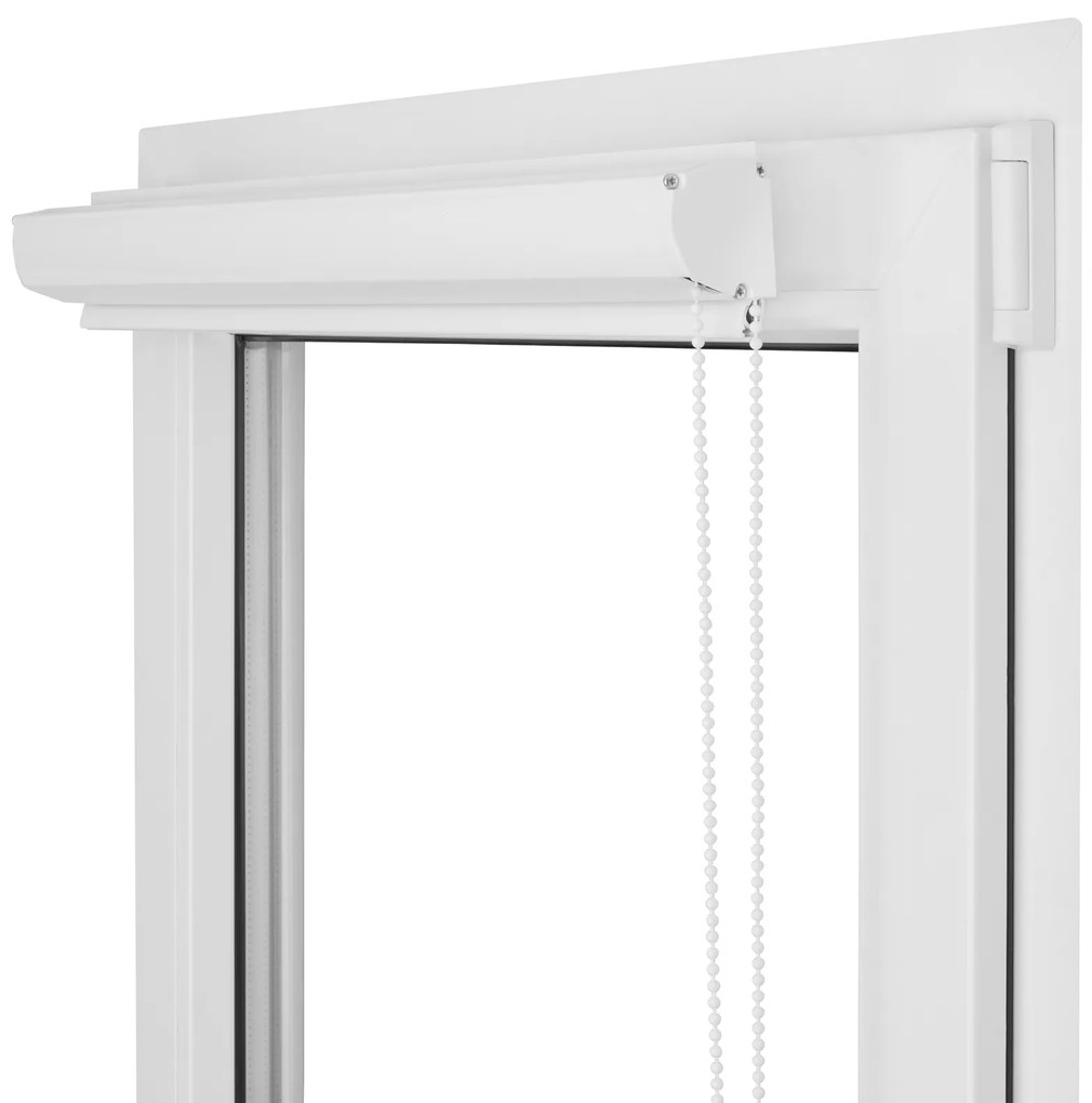 Dekodum Roleta den a noc v bílé kazetě soft, barva látky Černá Šířka (cm): 75, Výška (cm): Balkonová (do 200 cm), Strana mechanismu: Práva
