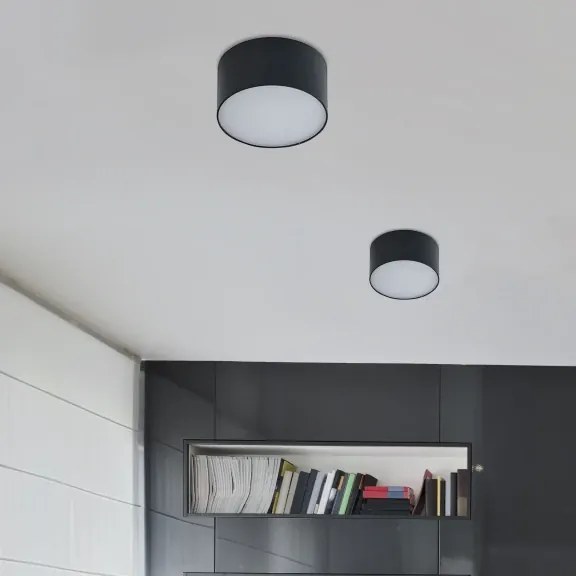 LED stropní svítidlo Monza R 12 3000K černé
