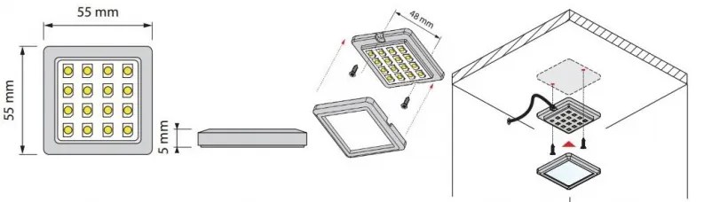 Nábytek Elegance Obývací stěna BLUS sonoma bez LED osvětlení