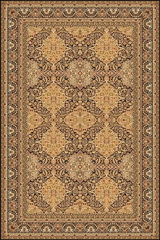 Kusový koberec Nessa černý 133 x 190 cm