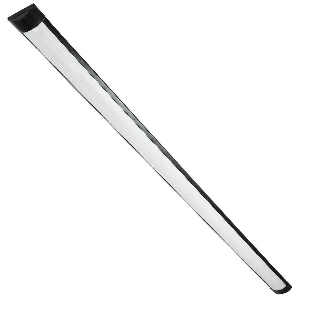 BERGE 4x LED garážová lampa 120cm 36W 3600lm černá 4500k