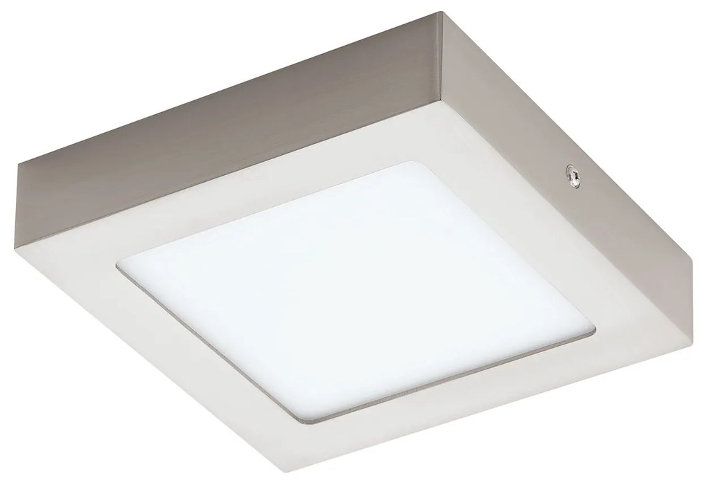 Eglo 94524 FUEVA 1 - LED přisazené svítidlo 17x17cm, 10,9W, 3000K, matný nikl