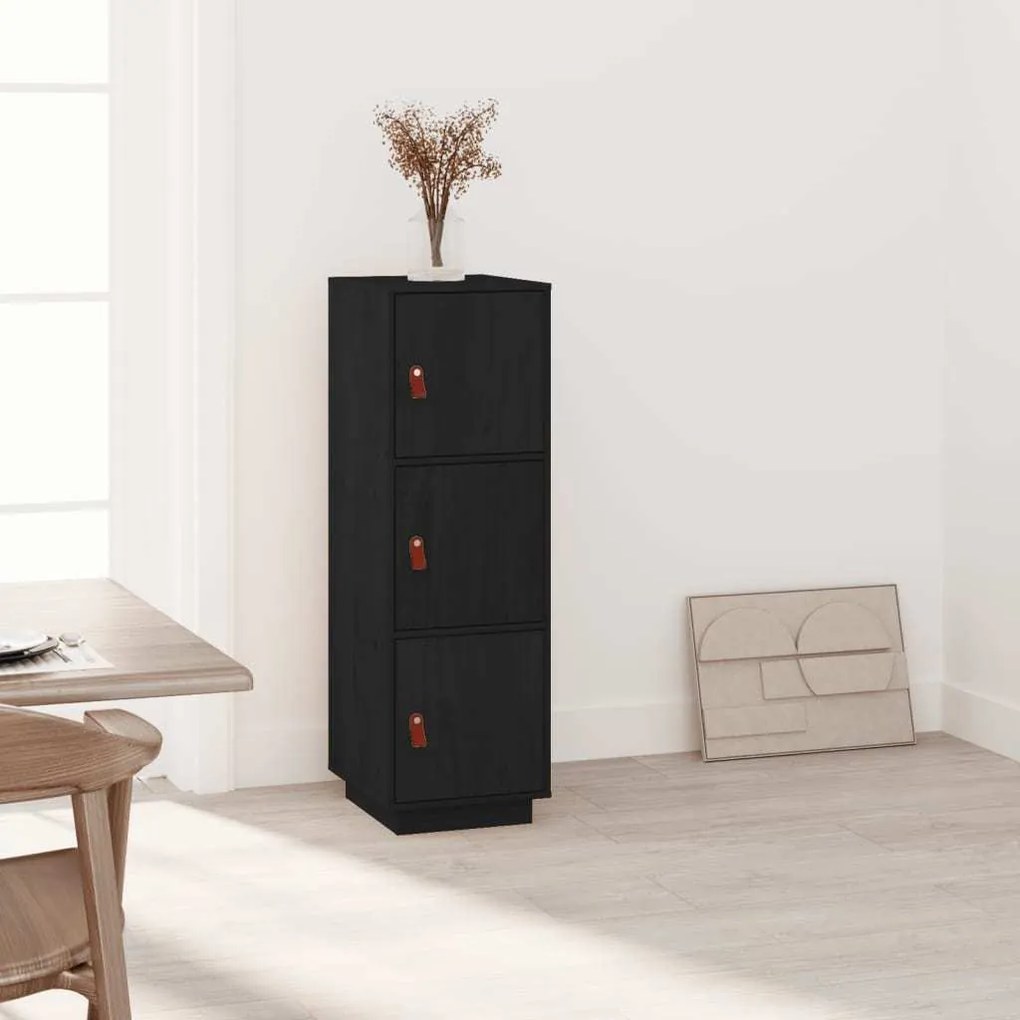 vidaXL Skříň highboard 34x40x108,5 cm masivní borové dřevo [820170] Barva: Šedá