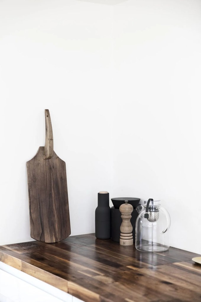 Audo Copenhagen Mlýnek na sůl a pepř Bottle Ash/Carbon Beech - set 2 ks, šedá barva, černá barva, dřevo, plast