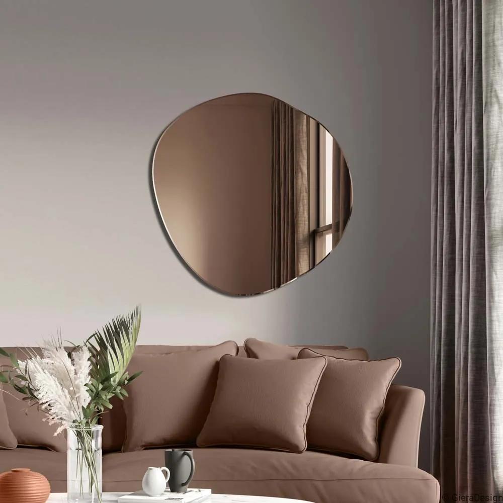 Zrcadlo Lapis Brown Rozměr: Ø 50 cm