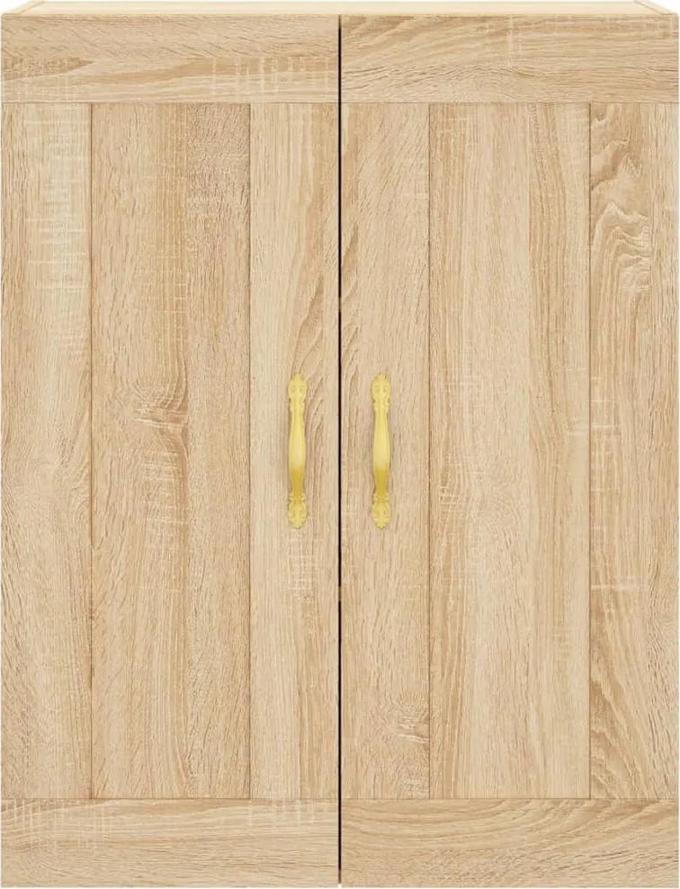 vidaXL Skříň highboard 69,5 x 34 x 180 cm kompozitní dřevo [3200052] Barva: bílá s vysokým leskem