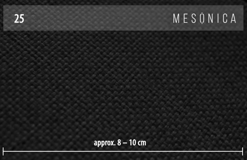 Antracitová dvoumístná látková pohovka MESONICA Musso Tufted 173 cm