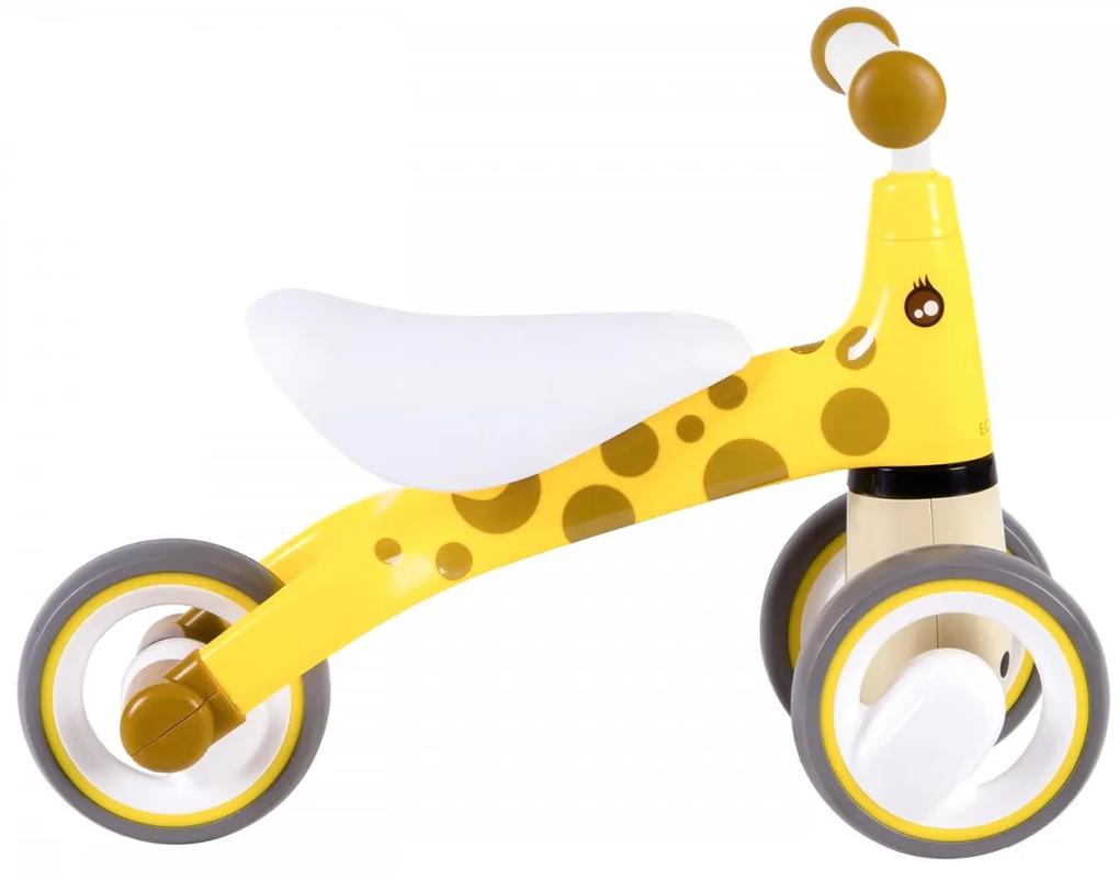 Dětské odrážedlo Žirafa EcoToys žluté