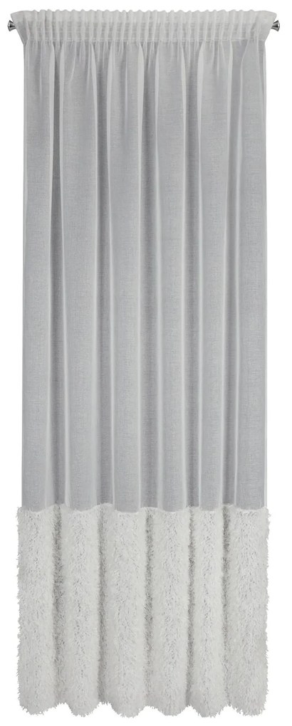 ZÁCLONA NA PÁSCE MARION 140X270 CM BÍLÁ