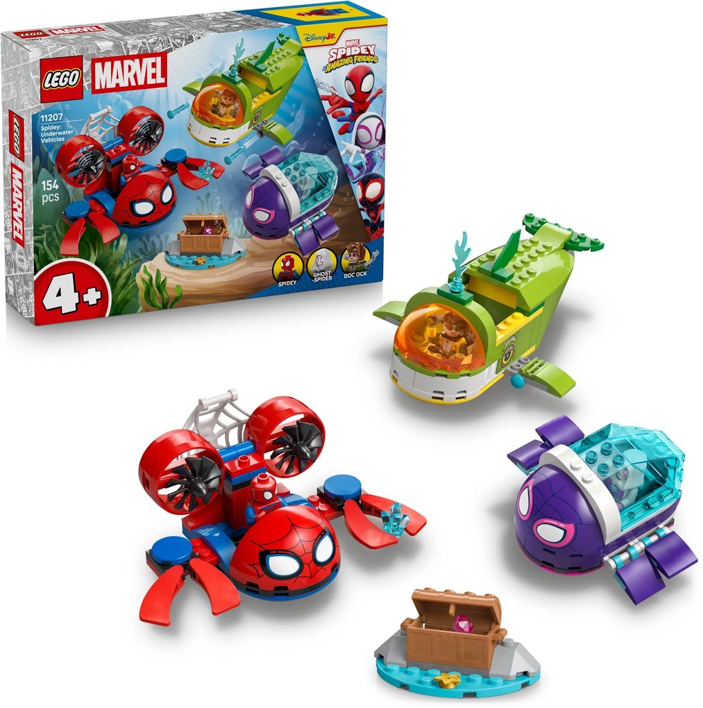 Lego® spidey 11207 spidey: podmořská vozidla 5702018062463