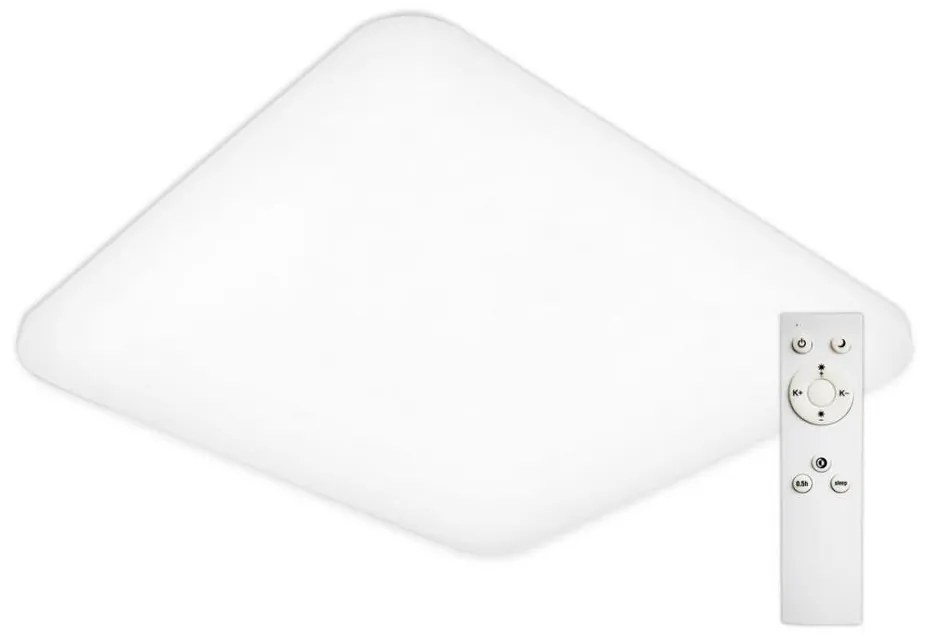 Top Light - LED Stmívatelné stropní svítidlo OCEAN H80LED/100W/230V + DO čtverec Ocean H80 RC